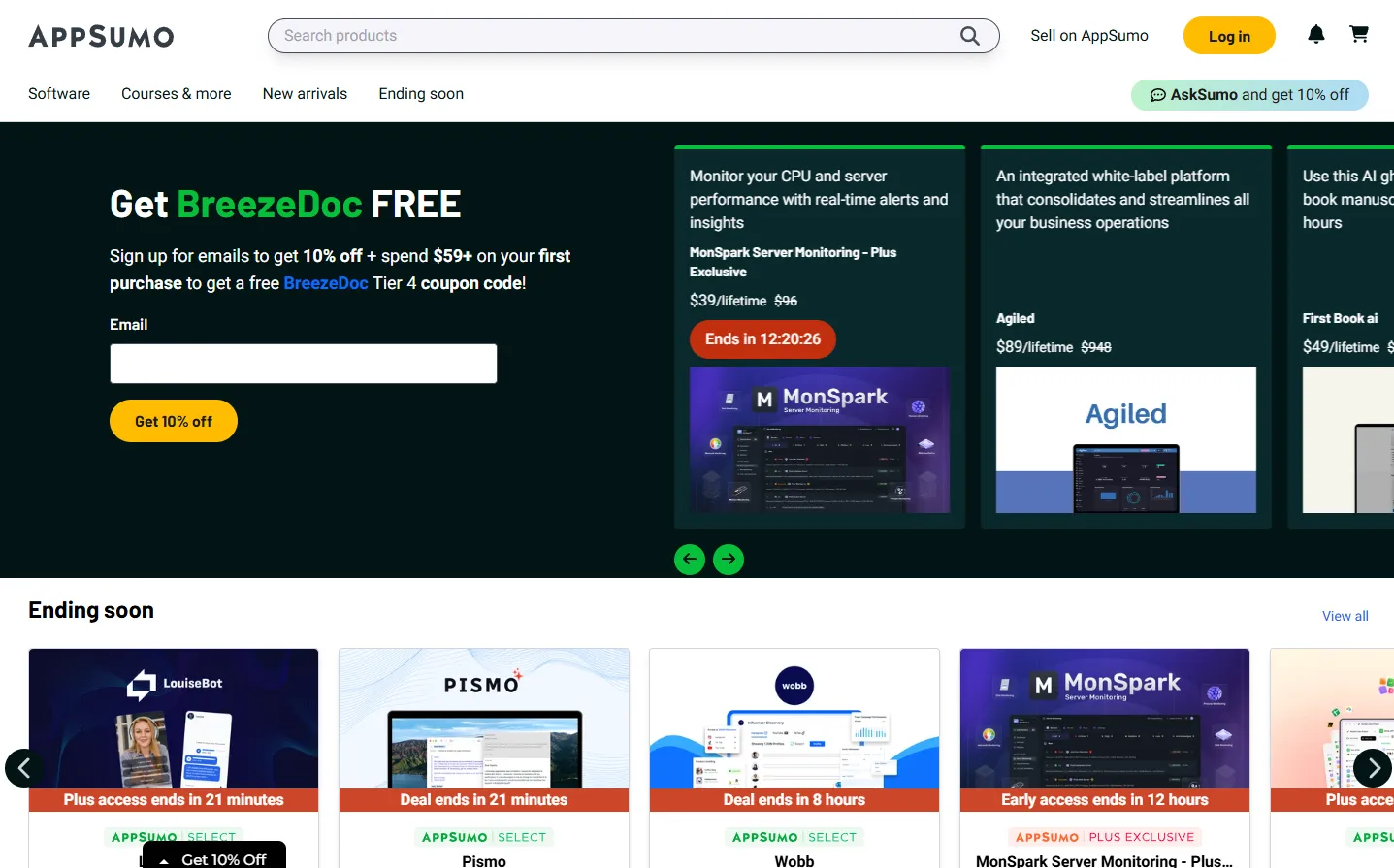 AppSumo: Digital marketplace offering lifetime deals on business software tools