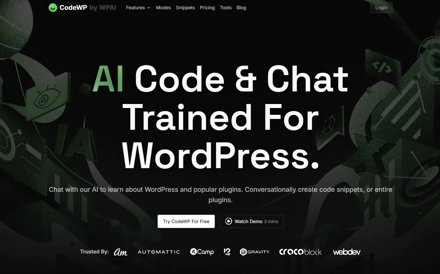 CodeWP: WordPress code generator streamlining development with automated solutions