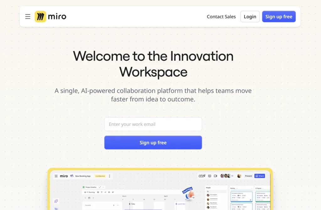 Miro AI: Collaborative platform for visual project planning and teamwork