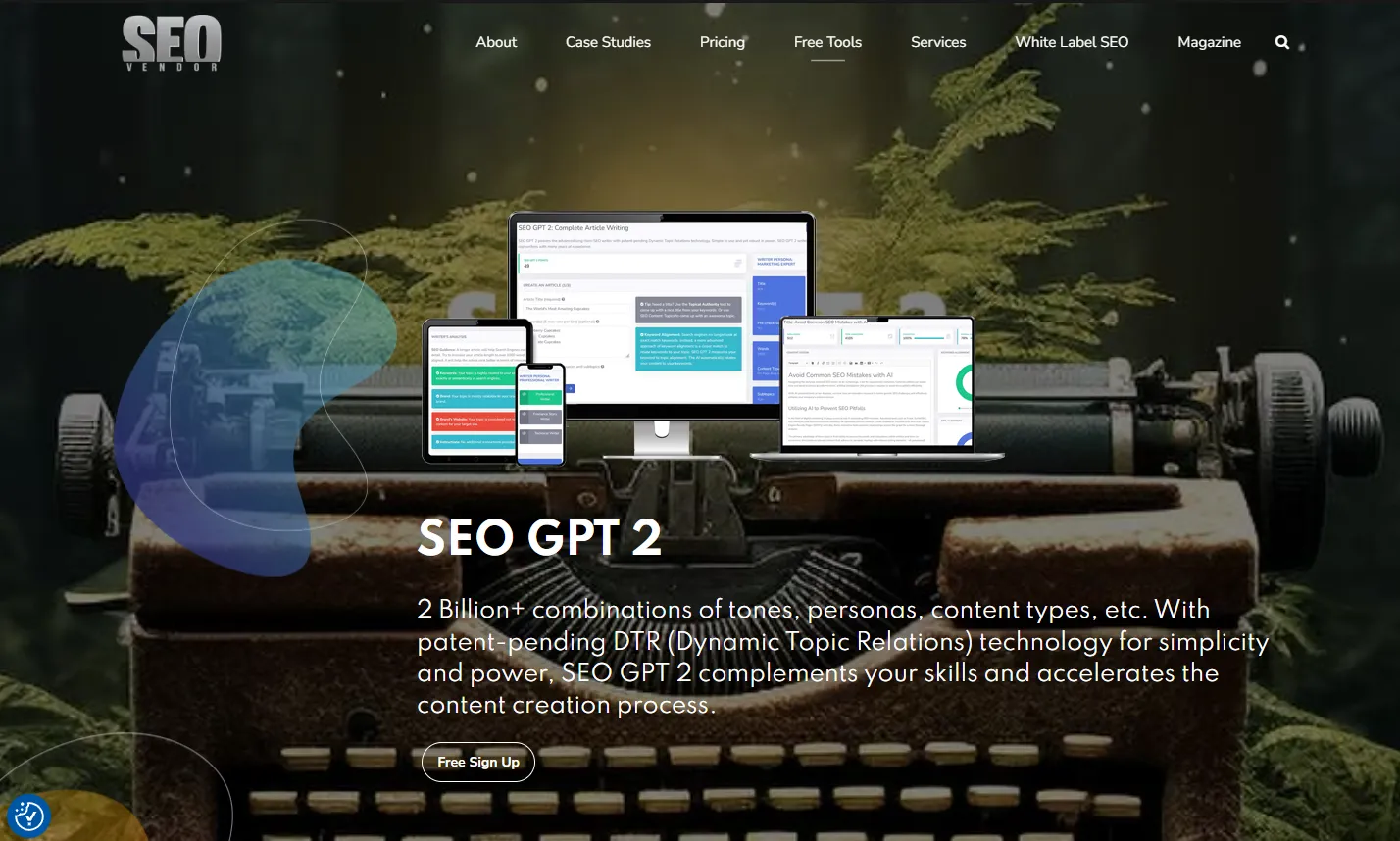 SEO GPT 2: Advanced content writing tool for long-form SEO-optimized articles