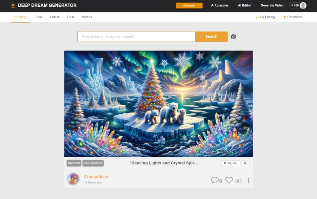 Deep Dream Generator: Dream-like image generator with artistic style ...
