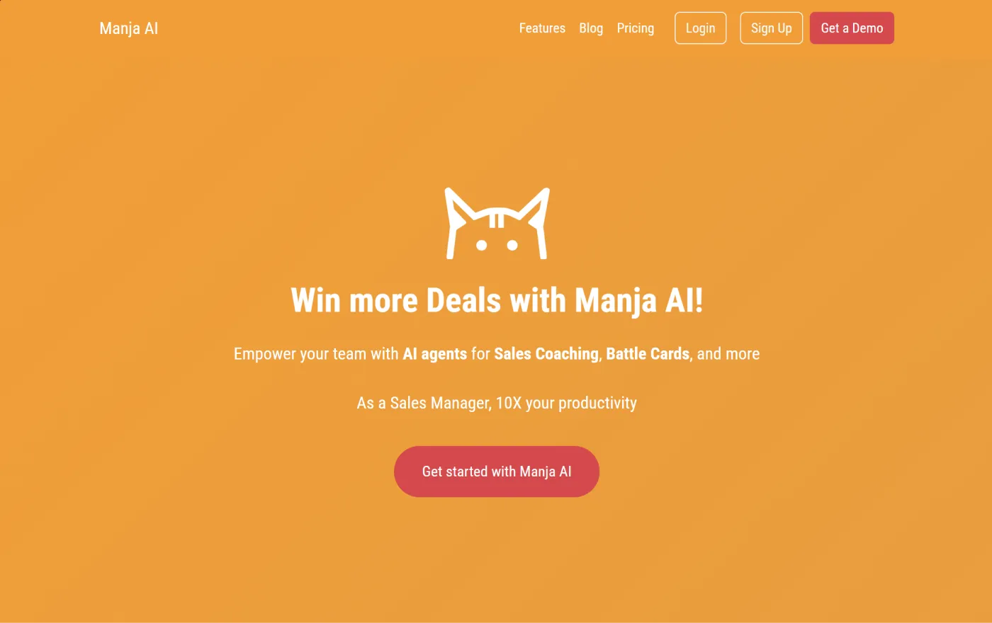 Manja.ai: Personalized sales coaching and data-driven insights for sales teams