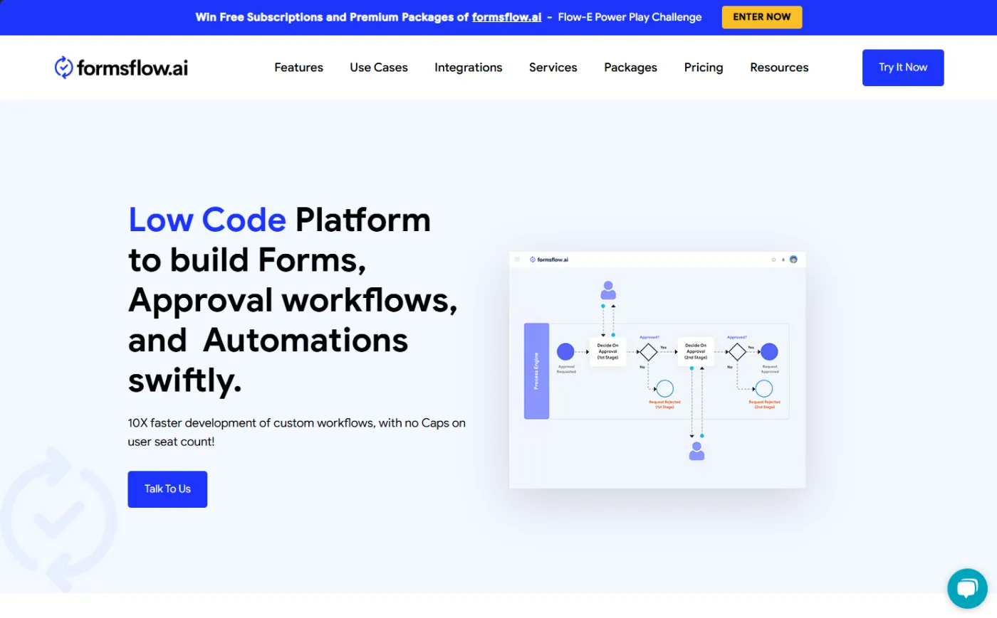 FormsFlow: Low-code form builder and workflow management platform.