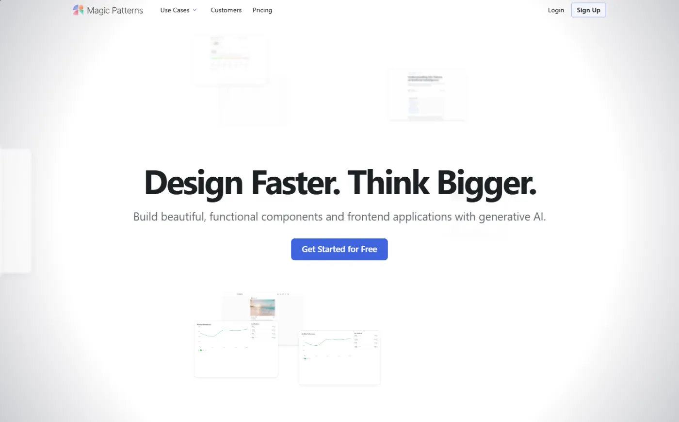Magic Patterns: A design tool for rapid user interface generation and ...
